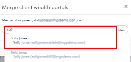 How do I merge clients to form a Client Group? – Wealth Portal