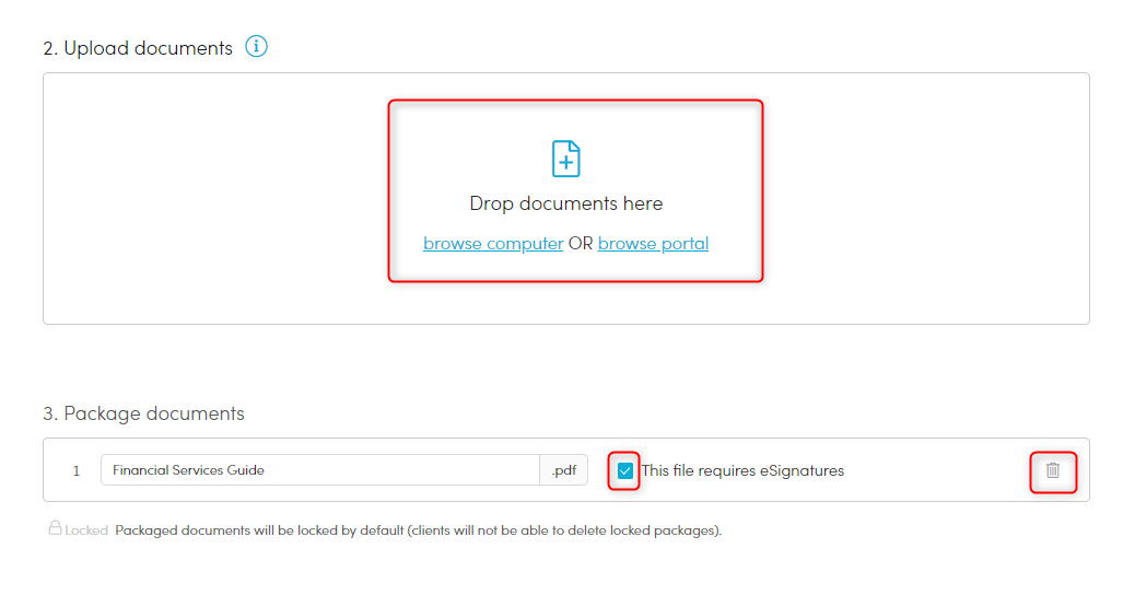 How do I send a document to a client to read and accept, without ...