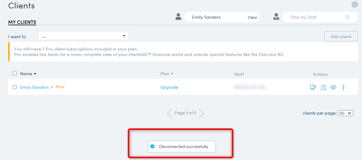 How do I connect/disconnect a client to their Xero Practice Manager (XPM) file within the ...