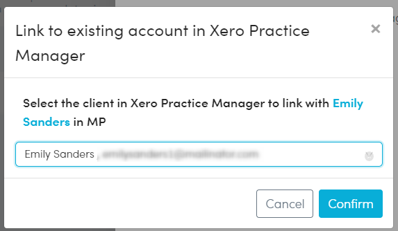 How do I connect/disconnect a client to their Xero Practice Manager (XPM) file within the ...
