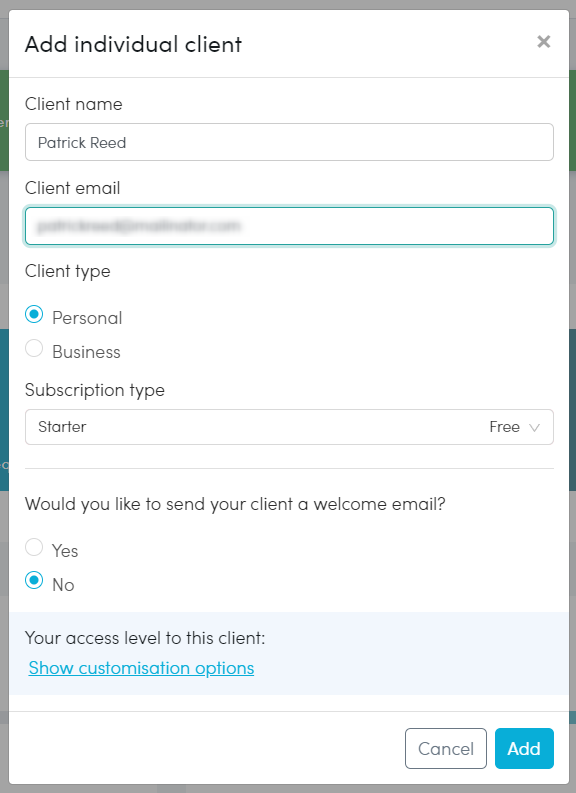 How do I add a client or entity from APS to the partner portal ...