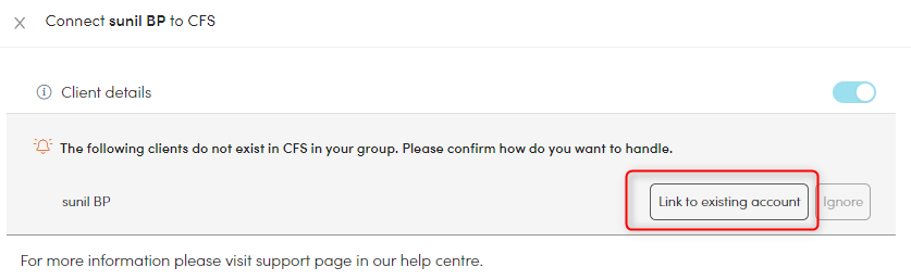How do I connect/disconnect a client to/from their CFS Edge file within ...