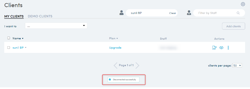 How do I connect/disconnect a client to/from their CFS Edge file within ...