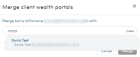 How do I merge clients to form a Client Group? – Wealth Portal